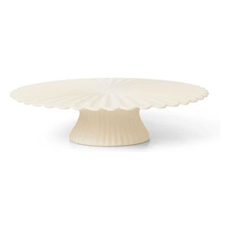 Ferm Living Plat &agrave; g&acirc;teau en gr&egrave;s Fountain Ferm Living