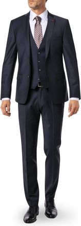 Roy Robson Herren Anzug blau Slim Fit