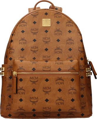 MCM Mcm Hommess Sacs &agrave; dos et sacs messagers en tissu marron/cognac