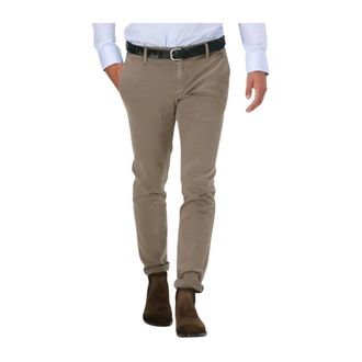 Alberto Herren Khaki Hosen Rob - - Trousers - Herren - Beige - W33 L32