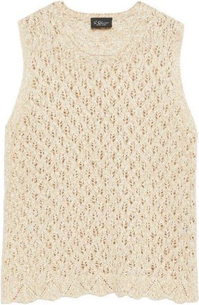 s.Oliver Rundhalspullover Strickpullunder Stricktop mit Ajourmuster