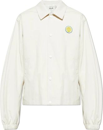 Bally Homme, Vestes, Beige, Taille: L Veste avec &eacute;cusson logo