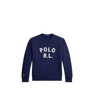 Polo Ralph Lauren Sweat droit &agrave; logo en coton m&eacute;lang&eacute;