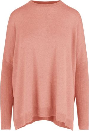 Bomboogie Femme, Pulls, Rose, Taille: 40 FR Pull Oversize &agrave; Manches Longues en Laine M&eacute;rinos