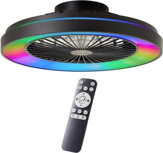 Brilliant Plafonnier led avec ventilateur Mazzaro G93854/06 led cee: e (a - g) 40 w noir R646182