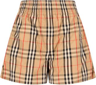 Burberry Check Shorts