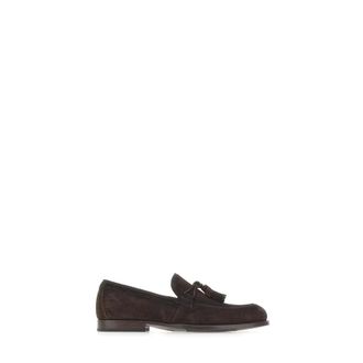 Fabi Homme, Chaussures, Brun, Taille: 43 1/2 EU Velour Loafer