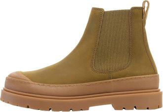 Birkenstock Stiefel - Stivale Prescott Slip On Nubuck Leather Pine Green - Gr. 41 (EU) - in Bunt - für Damen