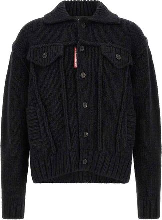 Dsquared2 Cardigan - Bleu