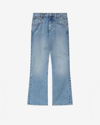 Isabel Marant Jean Belvia - Femme - Bleu Clair - Taille34 - Isabel Marant