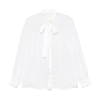Dolce & Gabbana Wei&szlig;es Seidenhemd - - Blouses & Shirts - Damen - Wei&szlig; - S