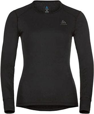 Odlo sous-v&ecirc;tements Thermiques Active Warm pour Femme - Manches Longues - sous-v&ecirc;tements de Ski Chauds