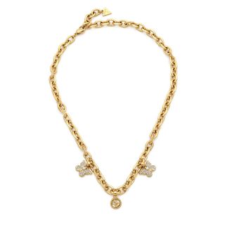 Guess Schmuckset Halskette und Ohrringe Guess JUBN06 129JW Goldfarben