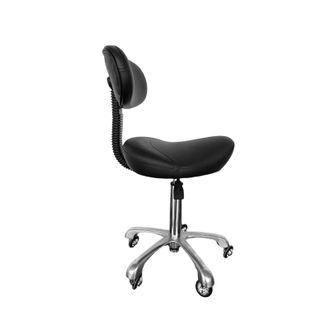 Generic Sattelhocker, ergonomisch geformter Sattelstuhl, drehbar, verstellbar, Tragkraft: 200 kg, for Stylisten und Zahn&auml;rzte