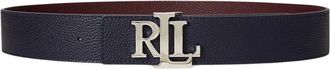 Ralph Lauren Ceinture double face haute - Femme - Accessoires - Bleu - Taille: M