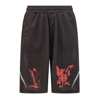 44 Label Group Mesh Sweatshorts - - Sport - Herren - Schwarzk - M