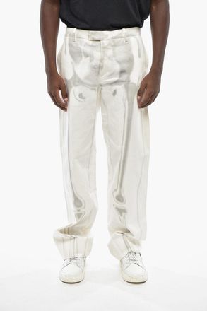 Off-white Light-Wash Jeans with Faded Effect Detail 24cm Off-White