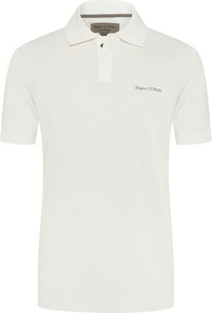 Marc O'Polo Unifarbenes Strick-Poloshirt aus Baumwolle in