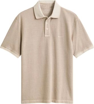 GANT Homme, Tops, Beige, Taille: 2XL Polo Sunfaded