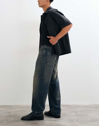 Jack & Jones Alex jean baggy bleu d&eacute;lav&eacute;