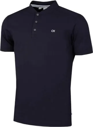 Calvin Klein Mens Blade Collar Polo Shirt - Marine - XXXXXL