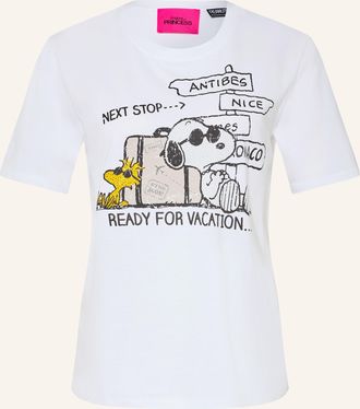 Frog Box Frogbox T-Shirt Mit Schmucksteinen weiss