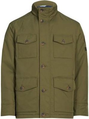 La Martina Blouson droite brod&eacute; en coton m&eacute;lang&eacute;