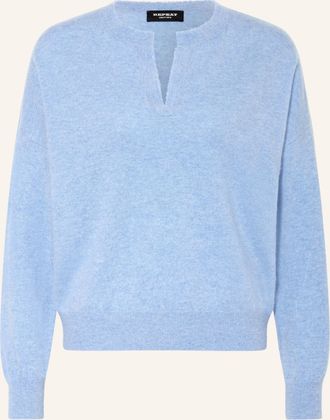 Repeat Repeat Cashmere-Pullover blau