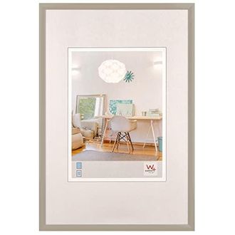 Walther Design New Lifestyle KV130T Cadre Photo en Plastique, 21 x 29,7 cm (Format A4), Gris