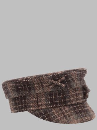 Ruslan Baginskiy KPC09PF26_WPLDFRBBROWN Flat Cap - Brown