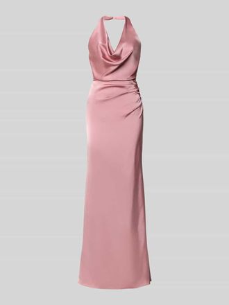 Mascara Abendkleid mit tiefem R&uuml;ckenausschnitt und Neckholder