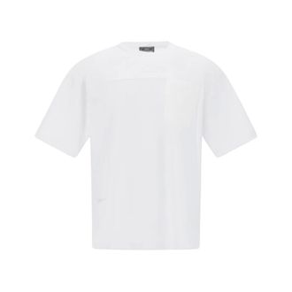Herno Homme, Tops, Blanc, Taille: XL T-shirt Maestro en jersey compact et nylon