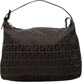 Fendi Sac bandouli&egrave;re vintage Pre-owned - Femme - Pre-owned - Brun - Taille: ONE Size