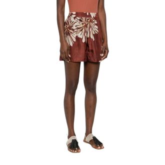 Brunello Cucinelli Femme, Shorts, Multicolore, Taille: 36 FR Printed Silk Shorts