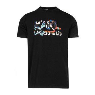 Karl Lagerfeld T-Shirt - - Tops - Herren - Schwarzk - M