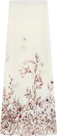 Semicouture Femme, Jupes, Multicolore, Taille: 38 FR Maxi Strapless Dress