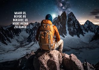 Calvendo Poster 84,1 x 59,4 cm Querformat Ein Motiv aus dem Kalender Motivation und Bergsteigen| Bilder, Kunstdruck, Wandbild, Wanddeko, Prints ohne Rahmen