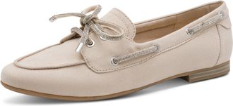 Marco Tozzi Marco Tozzi Damen Oxford weiches Feel Me Fu&szlig;bett weiches Innenfutter Modern, beige (LT.TAN), 39 EU