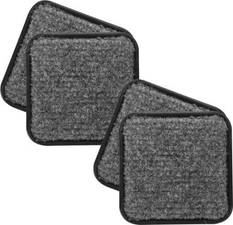 OSALADI rutschfeste M&ouml;beluntersetzer 4 St&uuml;ck aus Verschlei&szlig;festem Material 45mm f&uuml;r Stuhlbeine Bettrahmen und Sofaf&uuml;&szlig;e zum Schutz von B&ouml;den und Teppichen