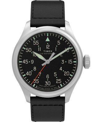 Timex Waterbury Traditional Schwarz Herren Armbanduhr TW2Y70400