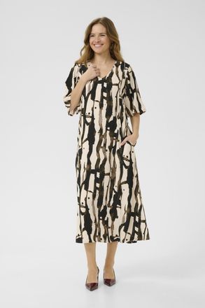 Culture Kleid CUashley Feminine grey white