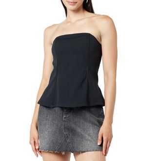 The Drop Trägerloses Korsett-Oberteil für Damen, Alejandra, Schwarz, XXS