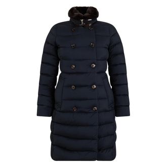 Moorer Longan-S3 Jacket - Femme - Manteaux - Bleu - Taille: 32 FR