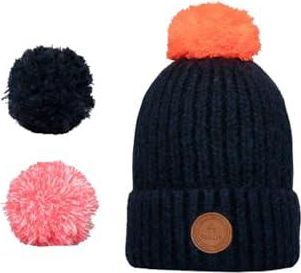 Cabaia CABAIA - Bonnet Femme et Homme avec 3 Pompons Interchangeables - Design Français - Systéme aimantée pour Un Ajustement Adapté - Collection Hiver - Mod