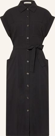 Lilienfels Lilienfels Hemdblusenkleid schwarz