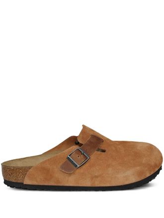 Birkenstock chaussons Boston - Marron