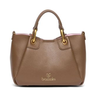 Braccialini Femme, Sacs, Brun, Taille: ONE Size Amy Small Handbag