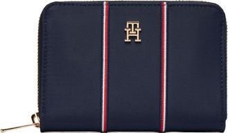 Tommy Hilfiger Geldb&ouml;rse Tommy Hilfiger Th Icon Med Za Nylon Corp AW0AW17953 Blau