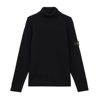 Stone Island Herren, Strickwaren, Schwarzk, SGr&ouml;&szlig;e