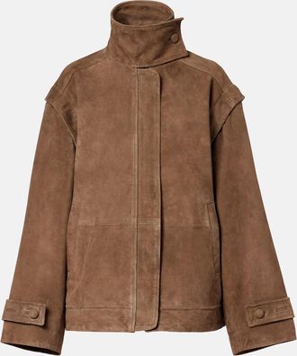 Rotate Jacke Kamala aus Veloursleder